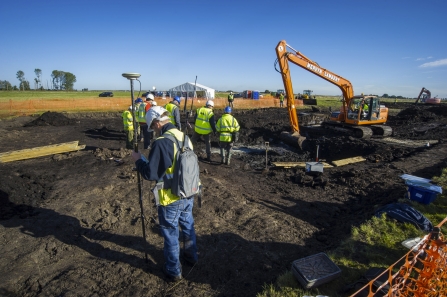 Spitfire excavation | Wildlife Trust for Beds Cambs & Northants